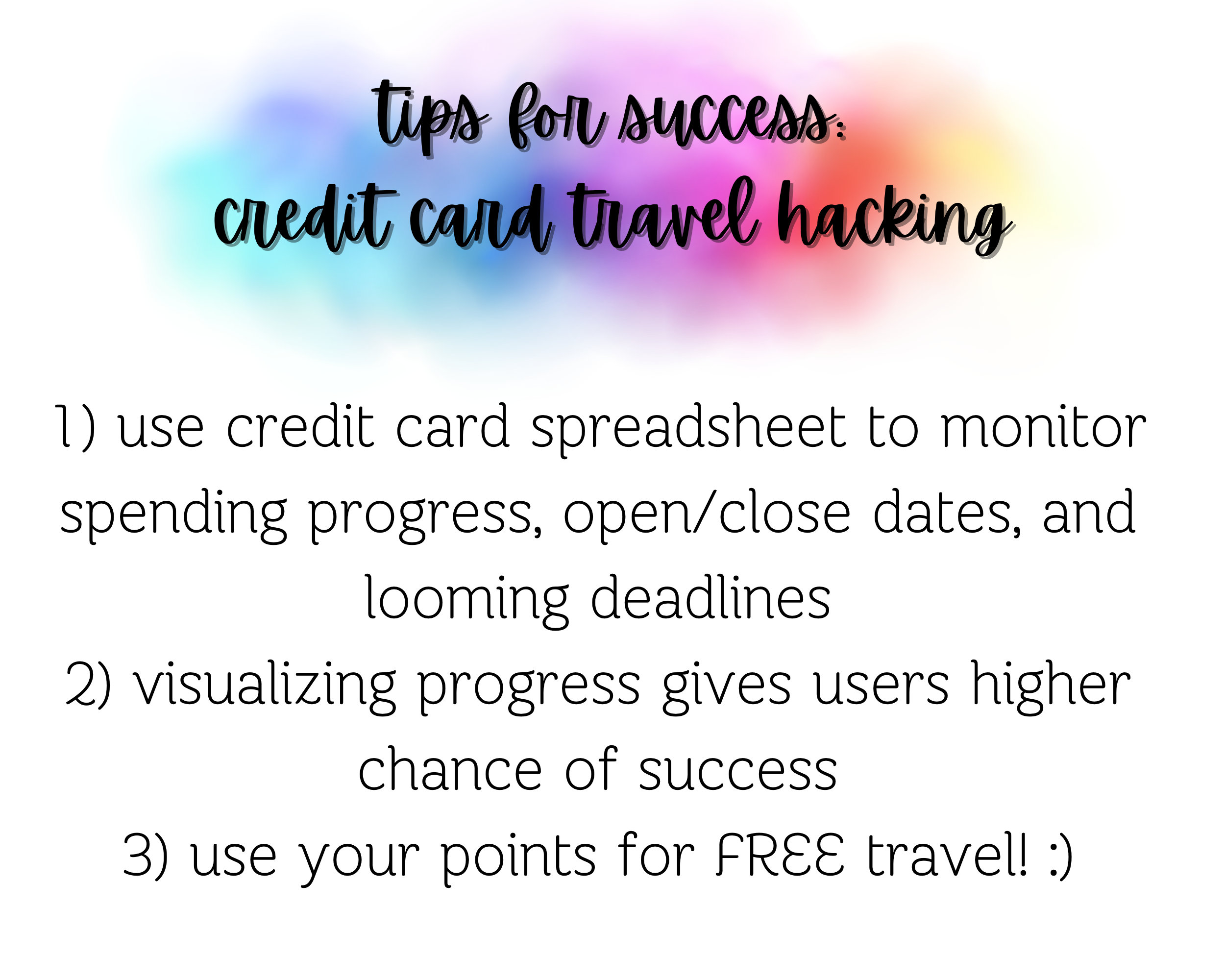 Credit Card Travel Hacking Spreadsheet 5/24 Rule Google Sheets Free ...