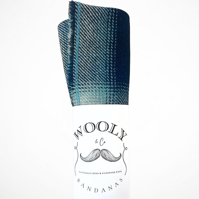 Wooly & Co.’s -BIG SKY BLUE- Bandana. Oversized Bandana, Handmade Using ...
