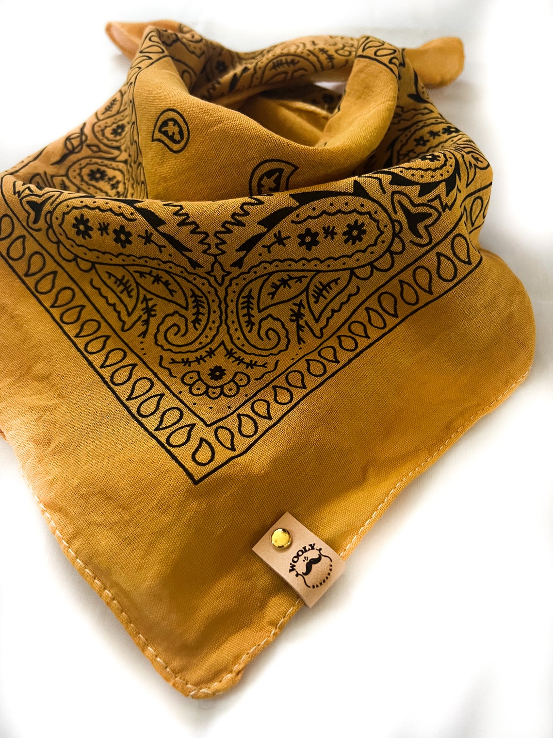 Wooly & Co.s MARIGOLD FIELDS Bandana. the Marigold Fields Bandana: A ...