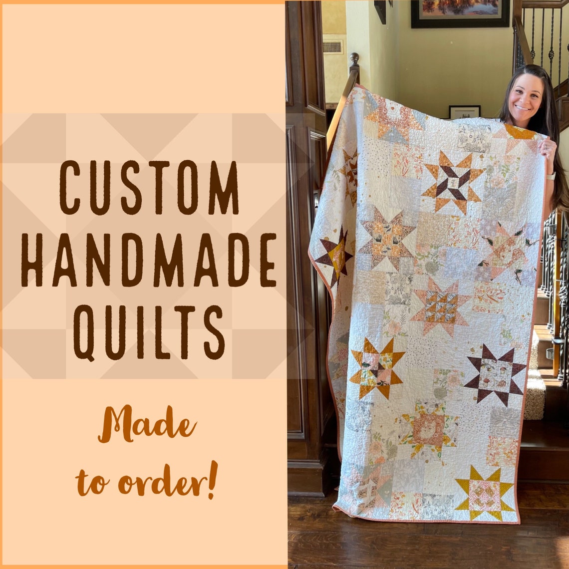 Custom Handmade Quilt Made to Order - Etsy