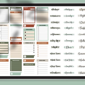 Colorful Digital Stickers, Goodnotes Stickers, Digital Planner Stickers ...