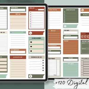 Colorful Digital Stickers, Goodnotes Stickers, Digital Planner Stickers ...