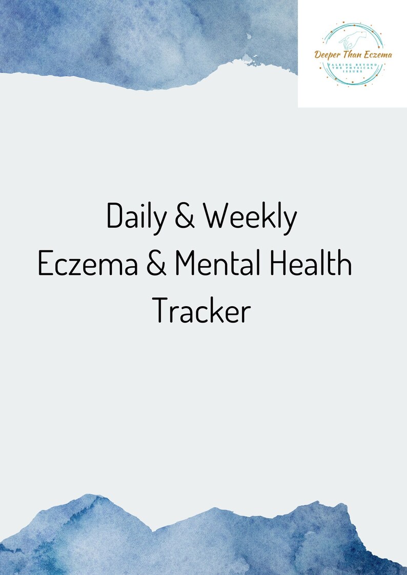 Daily and Weekly Eczema and Mental Health Tracker - Printable PDF - Etsy