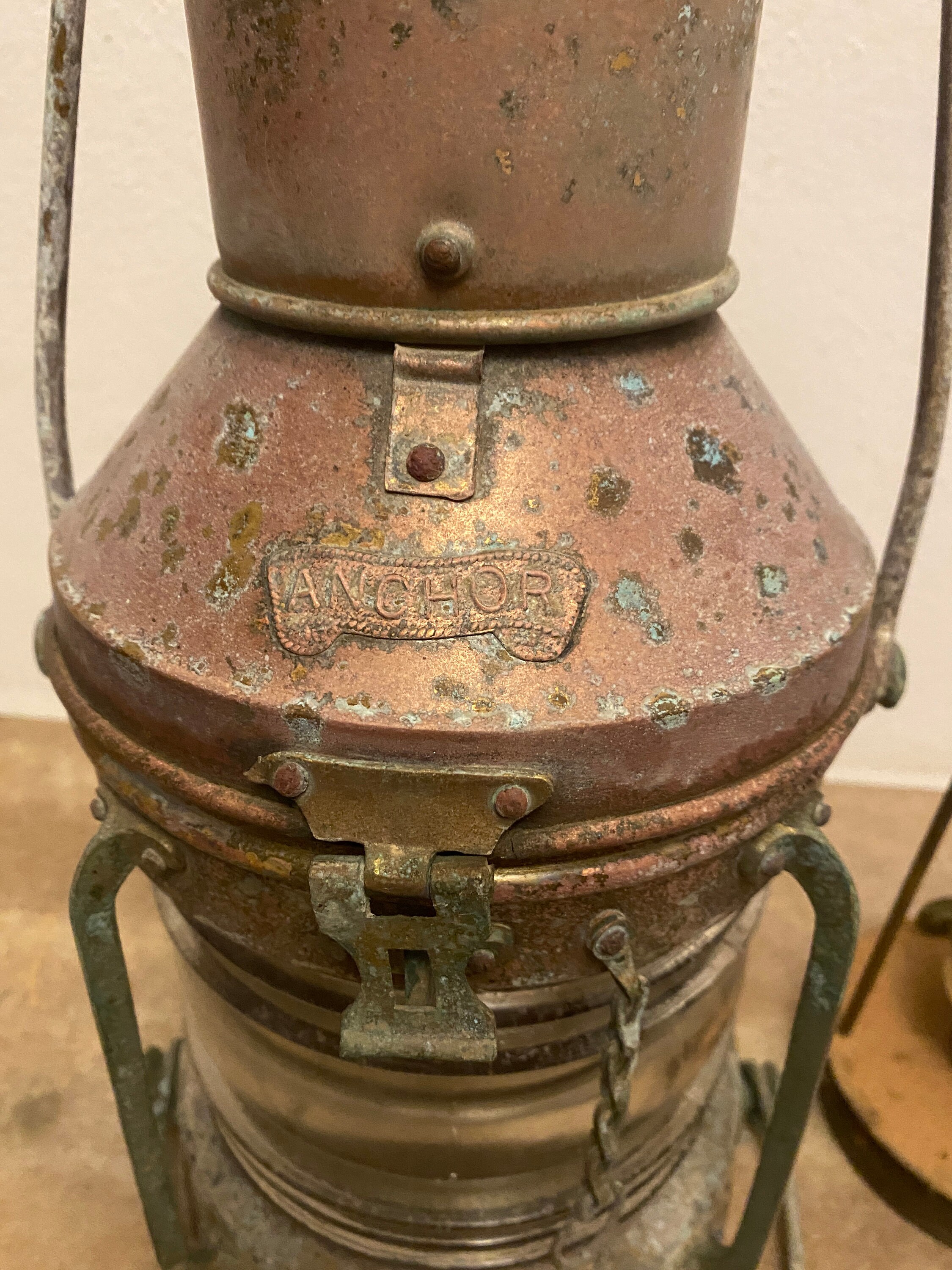 Vintage Anchor Lantern - Etsy