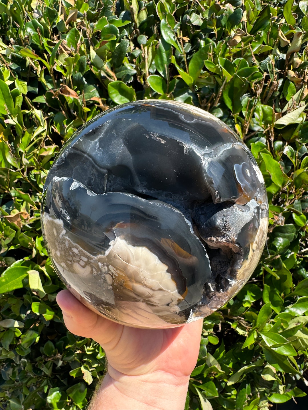 GORGEOUS 6” 9lb 5oz VOLCANO Agate Sphere With Stunning UV - Etsy
