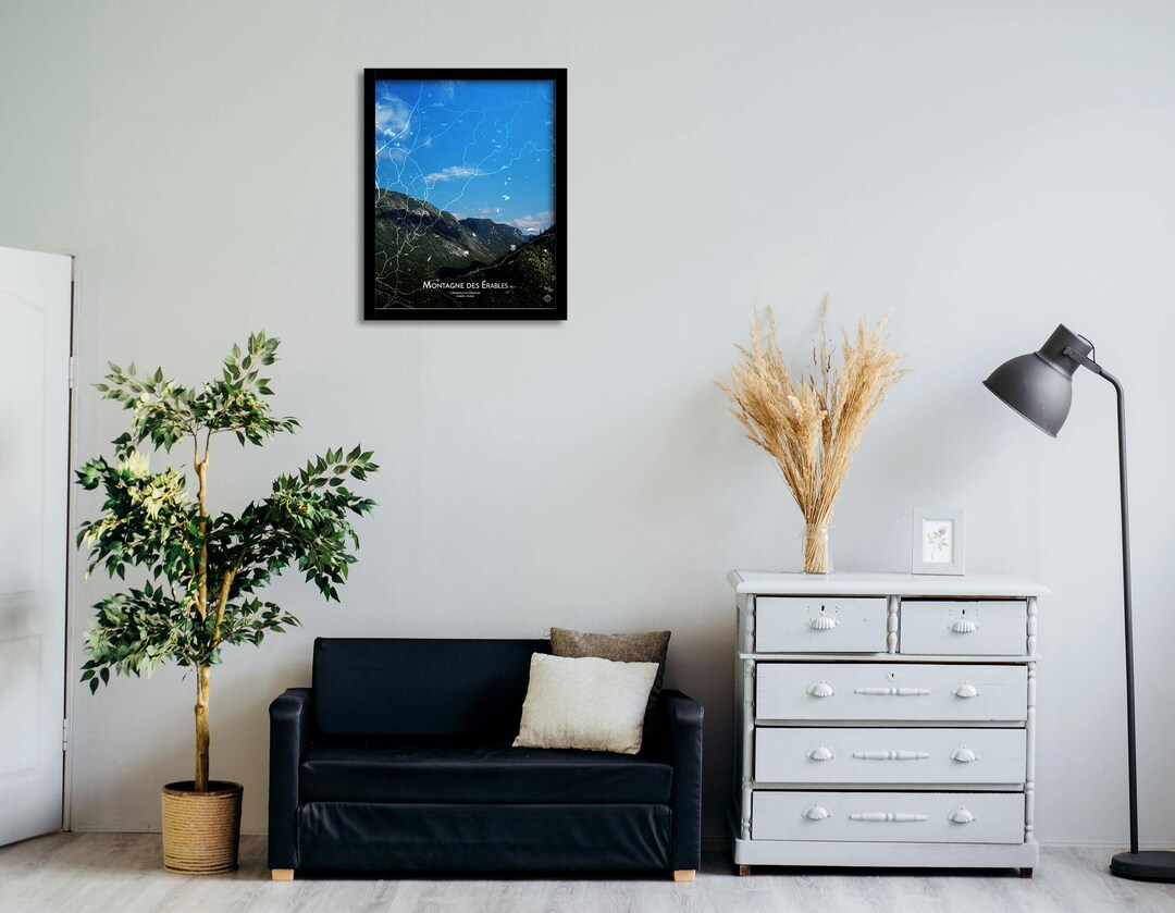 Inverted Valley Landscape Print Digital Download | Printable Wall Art ...