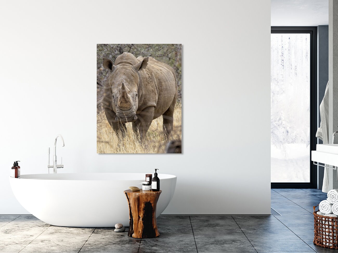 Rhinoceros, Wall Art Print, African Animal Picture - Etsy