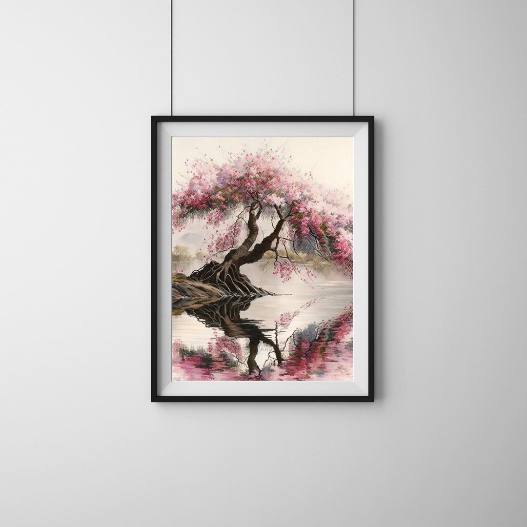Cherry Blossom Art: Embracing the Beauty of Springtime - Etsy