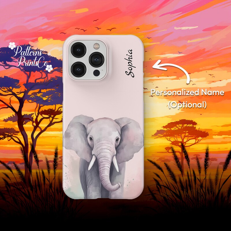 Elephant iPhone Case - Etsy