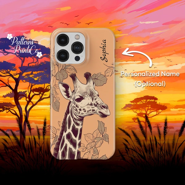 Giraffe iPhone Case - Etsy