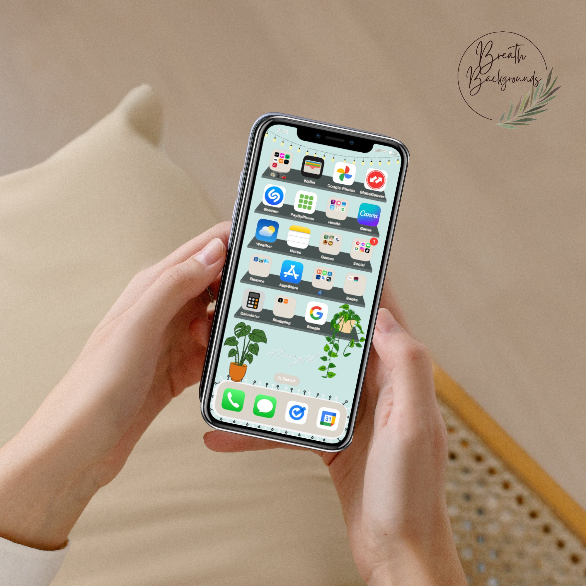 Living Room Home Screen iPhone 11 Home Screen Shelf Home Screen ...