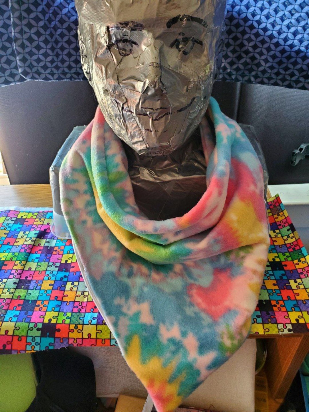 Fursuit Bandana WITH POCKET Tie Dye - Etsy