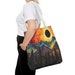 Solar Eclipse Tote Bag Stained Glass Eclipse Art Travel Bag Keepsake ...