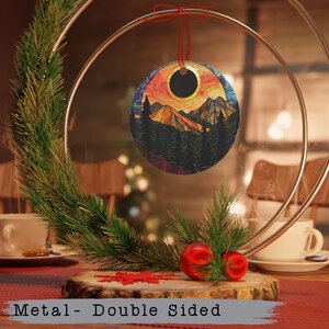 Solar Eclipse Ornament Glass, Metal, Ceramic Gift | Total Eclipse ...