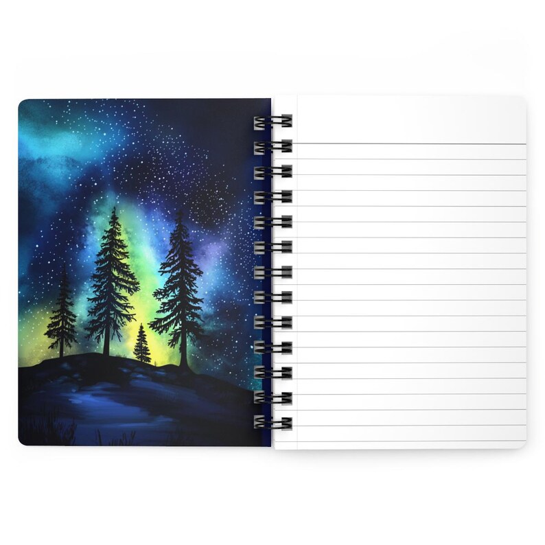 Personalized Northern Lights Journal | Nature Lover Aurora Borealis ...