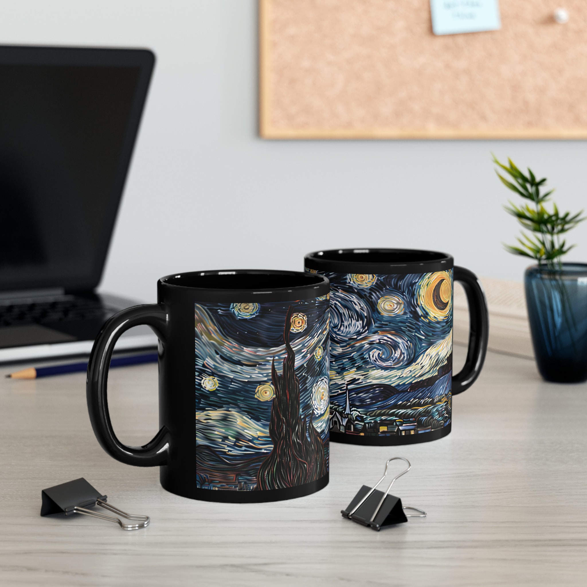 Total Solar Eclipse 2024 Abstract Art Mug Vintage Style 11oz, 15oz ...