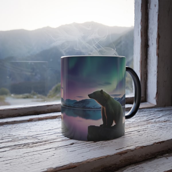 Northern Lights Aurora Borealis Ceramic Ornament - Etsy