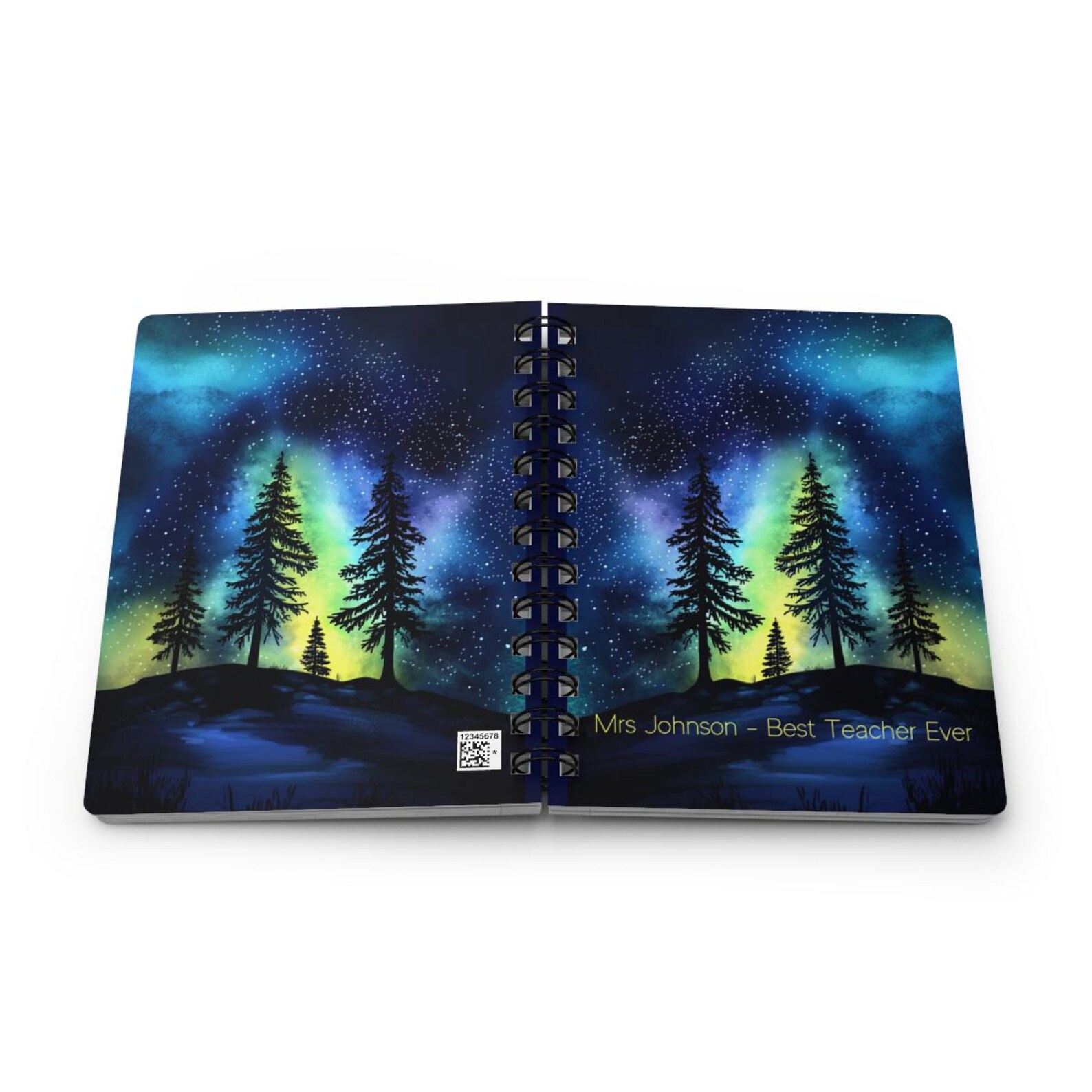 Personalized Northern Lights Journal | Nature Lover Aurora Borealis ...