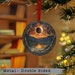 Solar Eclipse Mountain Lake Custom Ornament - Glass, Metal, Ceramic ...