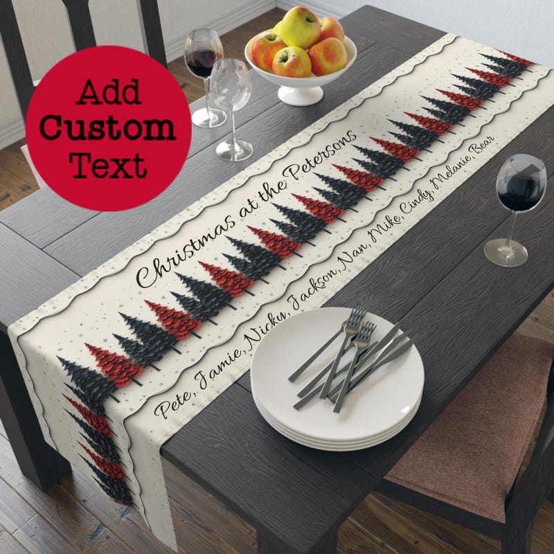 Rustic Table Runner - Etsy