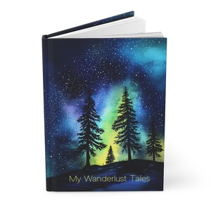 Personalized Northern Lights Journal | Nature Lover Aurora Borealis ...