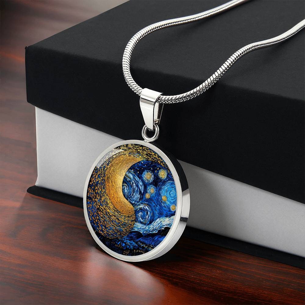 Custom Solar Eclipse Yin Yang 2024 Pendant Necklace | Personalized ...