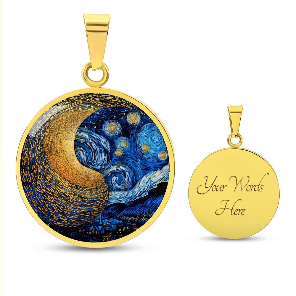 Custom Solar Eclipse Yin Yang 2024 Pendant Necklace | Personalized ...