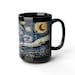 Total Solar Eclipse 2024 Abstract Art Mug | Vintage Style 11oz, 15oz ...