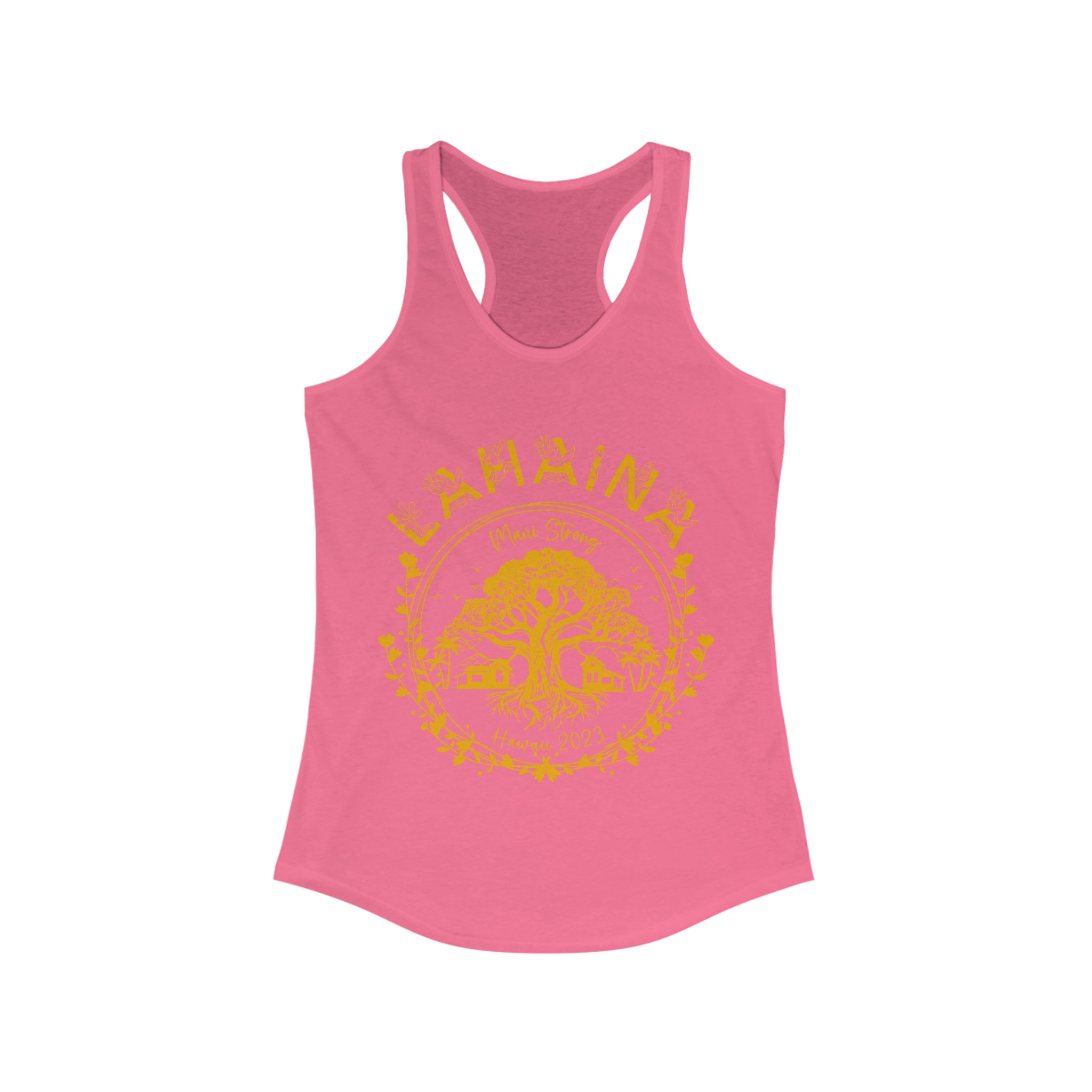 Lahaina Strong Banyan Tree Womens Racerback Tank Maui Strong Donation ...