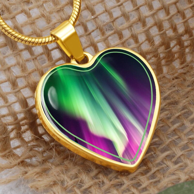 Northern Lights Crystal Necklace - Etsy