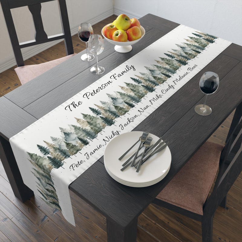 Custom Table Runner - Etsy