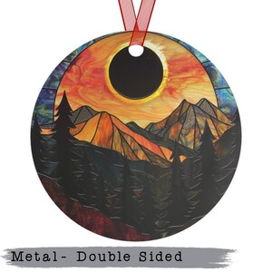 Solar Eclipse Ornament Glass, Metal, Ceramic Gift | Total Eclipse ...