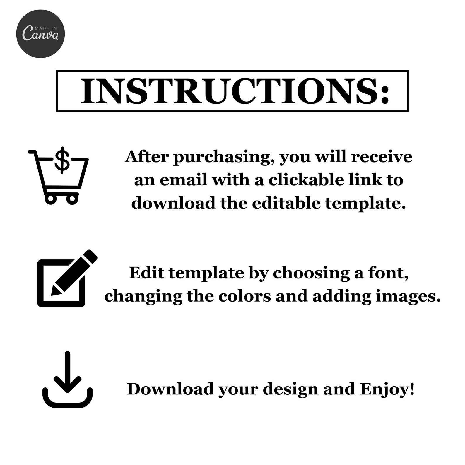 Editable Canva Vacation Sorry We Are Closed Flyer Template - Etsy