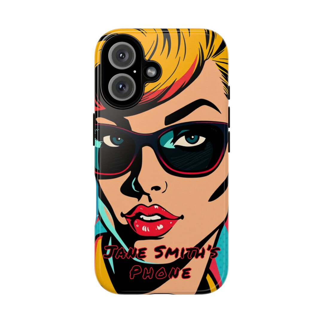 Retro 1960s Pop Art Tough Case Custom Phone Cover for Iphone, Samsung ...
