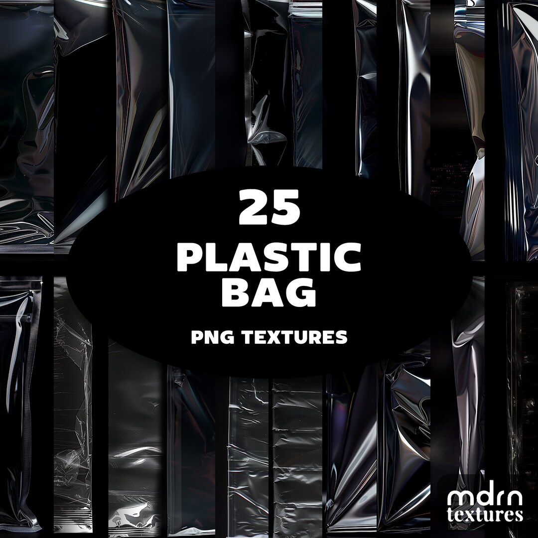 Plastic Bag Textures | Digital Paper for Backgrounds, Overlays, Photo ...