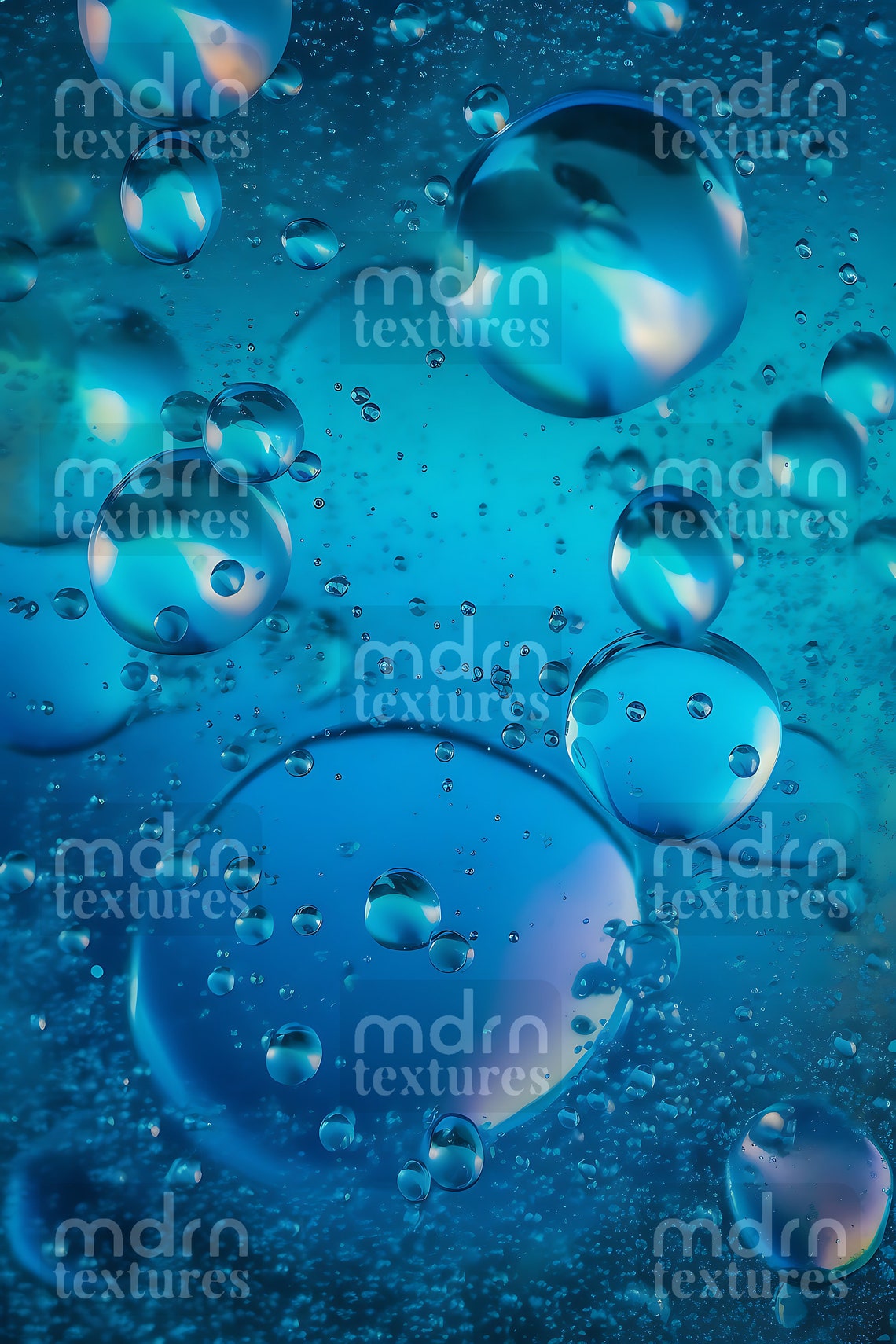 Underwater Bubbles Textures | Digital Paper for Backgrounds, Overlays ...