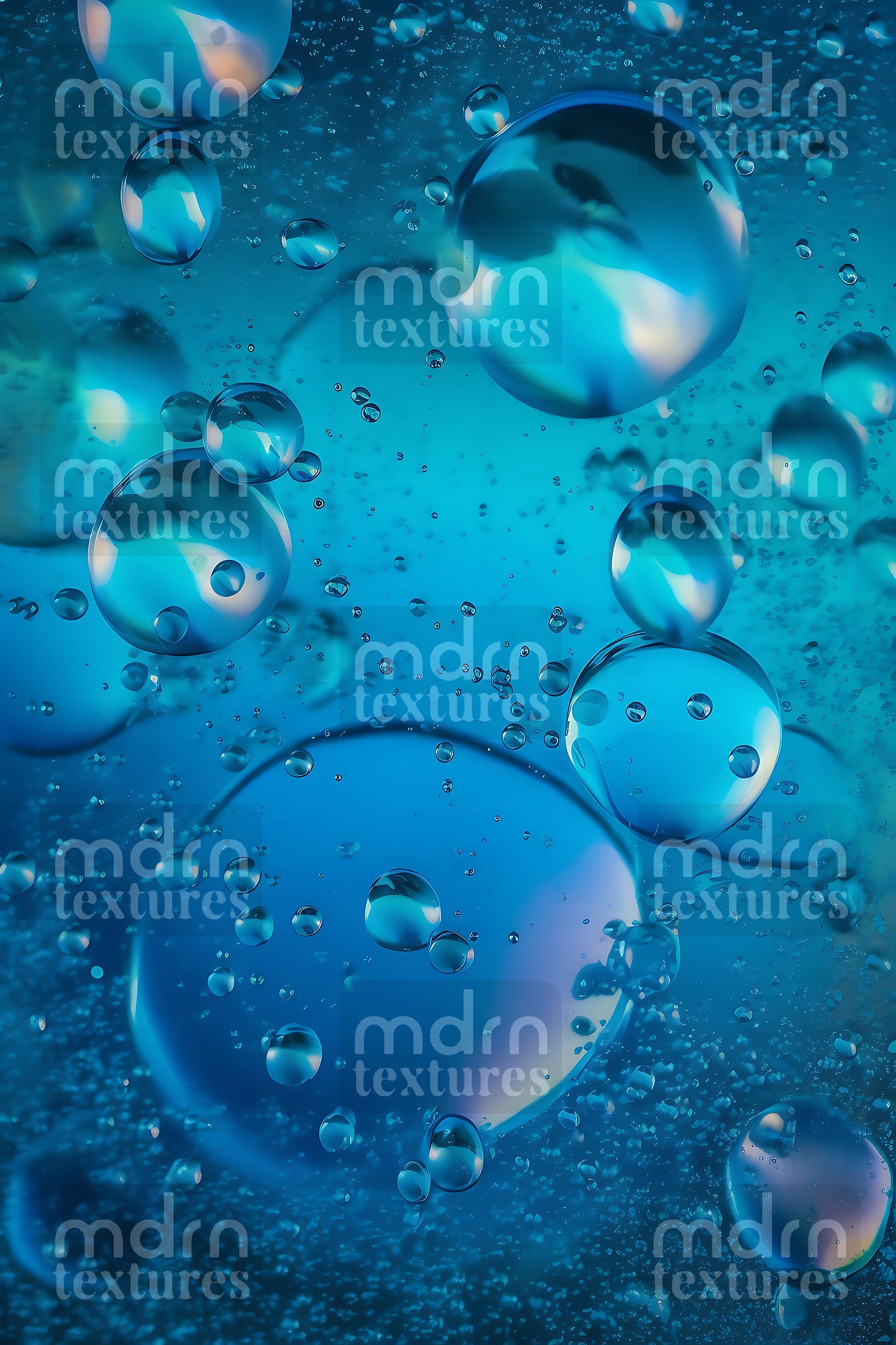 Underwater Bubbles Textures | Digital Paper for Backgrounds, Overlays, Photo Edits & Graphic ...
