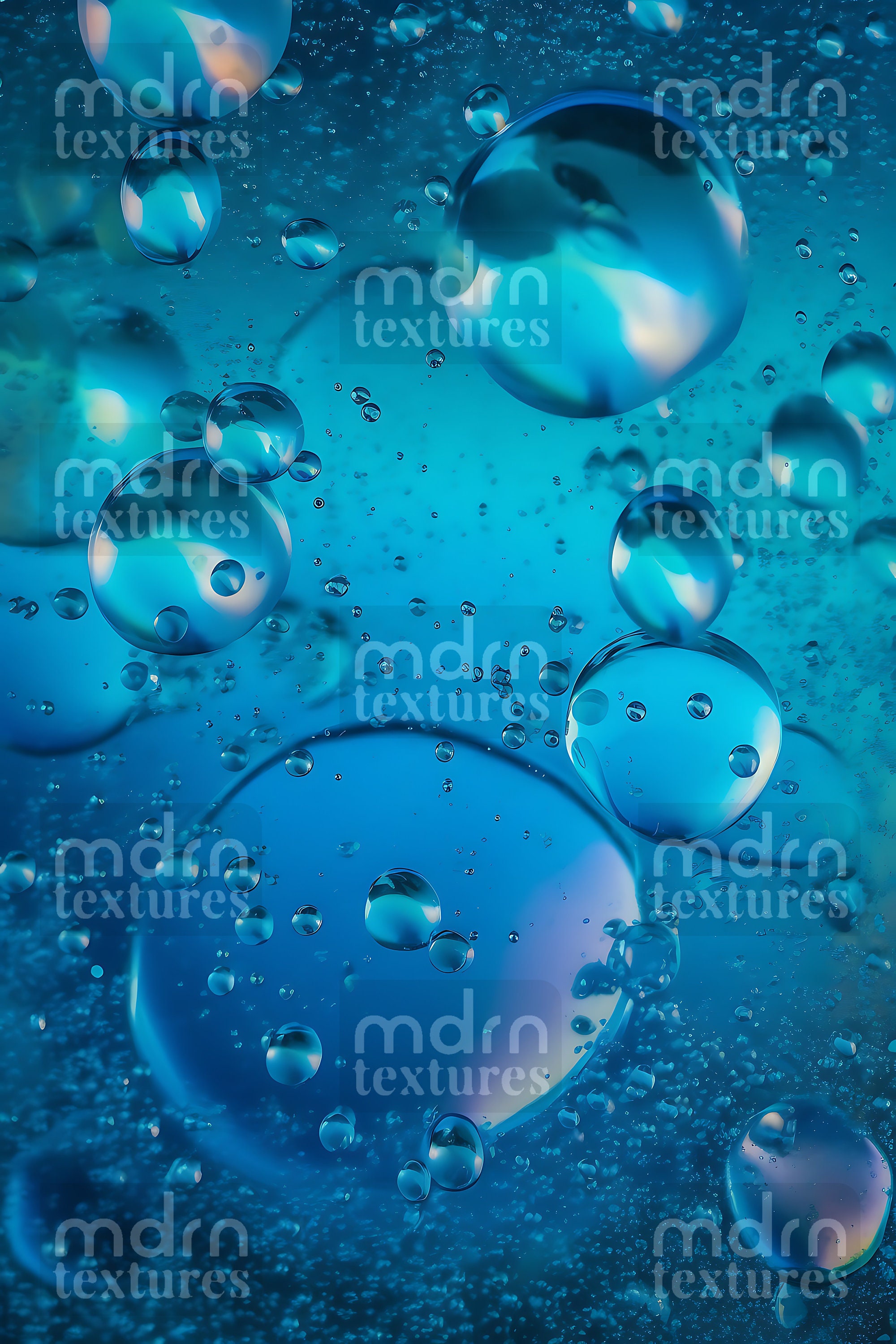 Underwater Bubbles Textures | Digital Paper for Backgrounds, Overlays ...