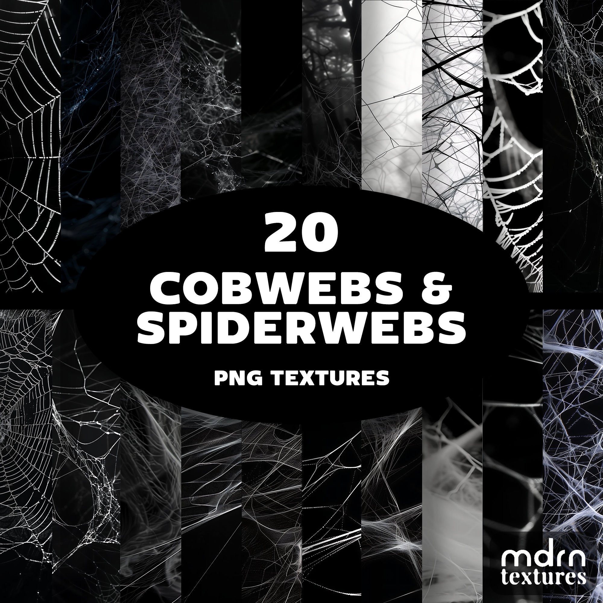 Cobwebs and Spiderweb Textures | Digital Paper for Backgrounds ...