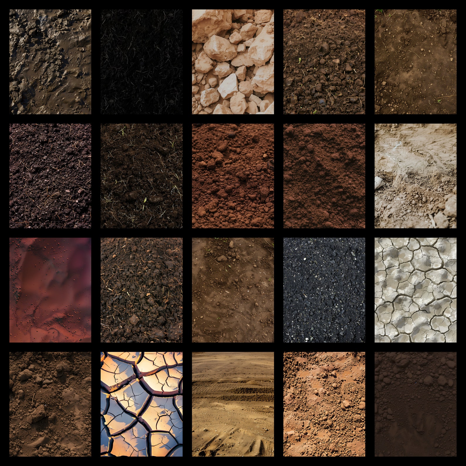 Dirt + Soil Textures | Digital Paper for Backgrounds, Overlays, Photo ...