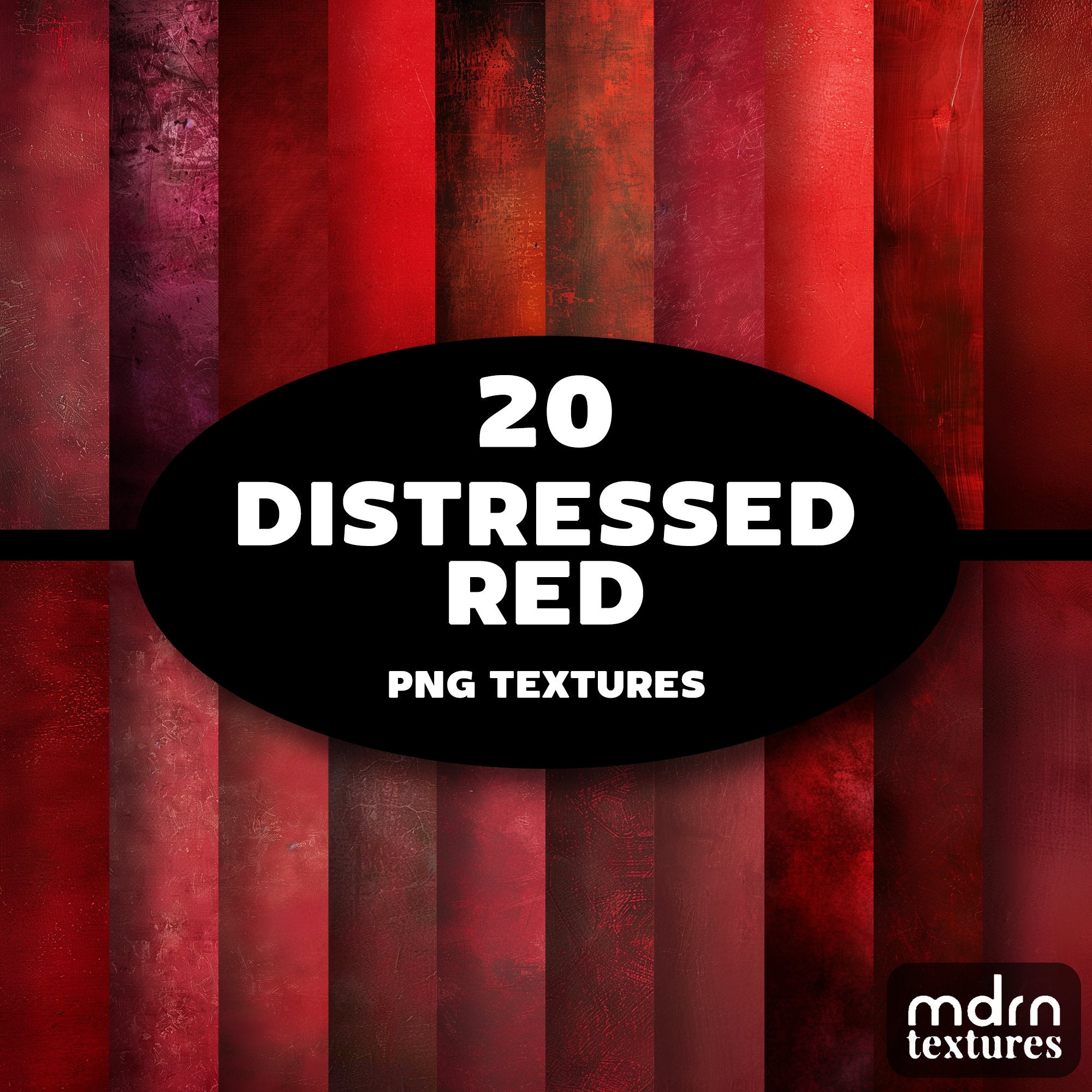 Distressed Red Textures | Digital Paper for Backgrounds, Backdrops ...