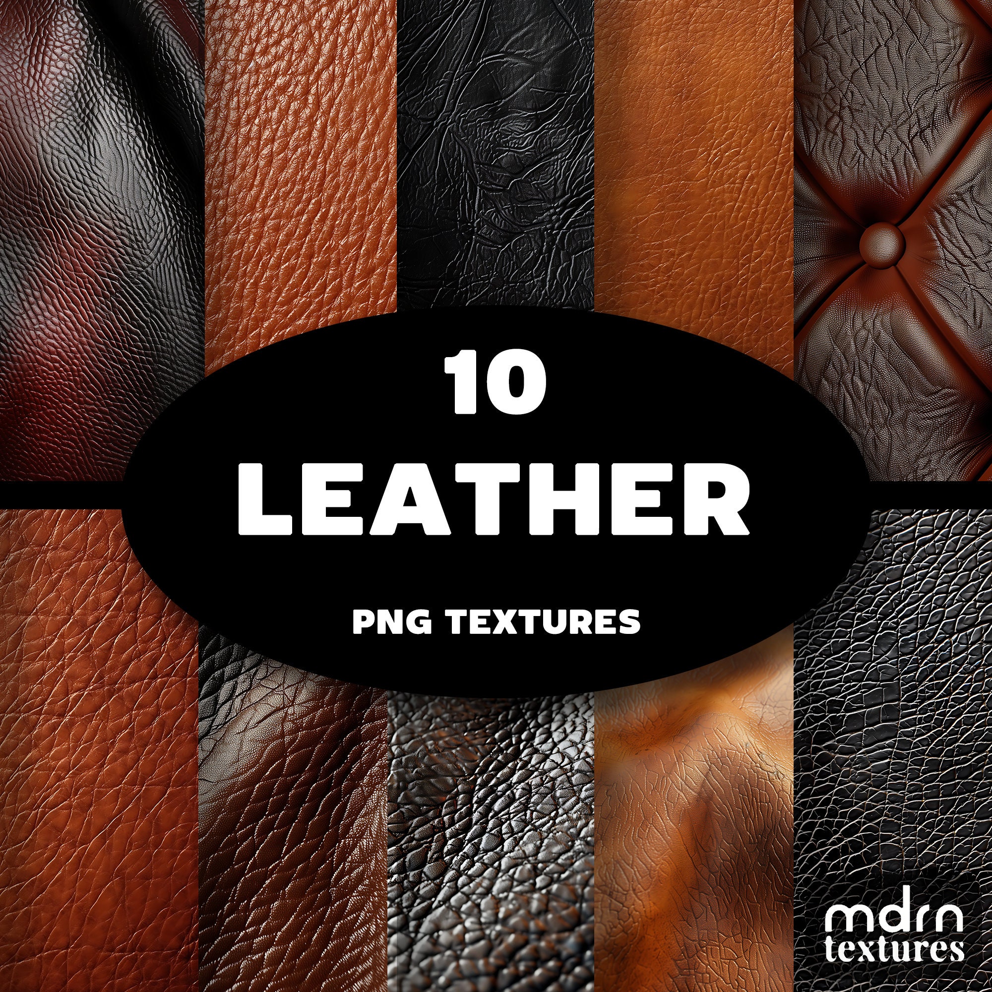 Leather Textures | Digital Paper for Backgrounds, Overlays, Photo ...