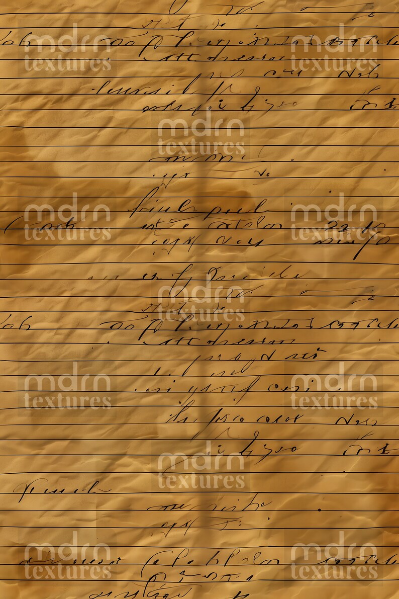 Vintage Handwritten Textures | Digital Paper for Backgrounds, Overlays ...