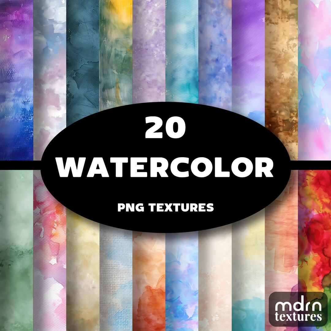 Watercolor Textures | Digital Paper for Backgrounds, Overlays, Photo ...