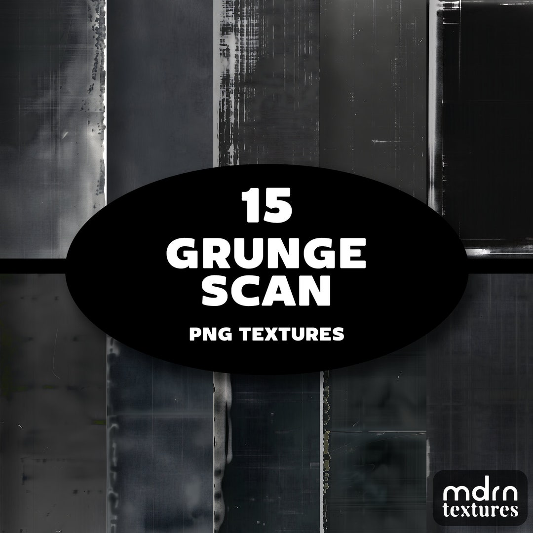Grunge Scan Textures | Digital Paper for Backgrounds, Overlays, Photo ...