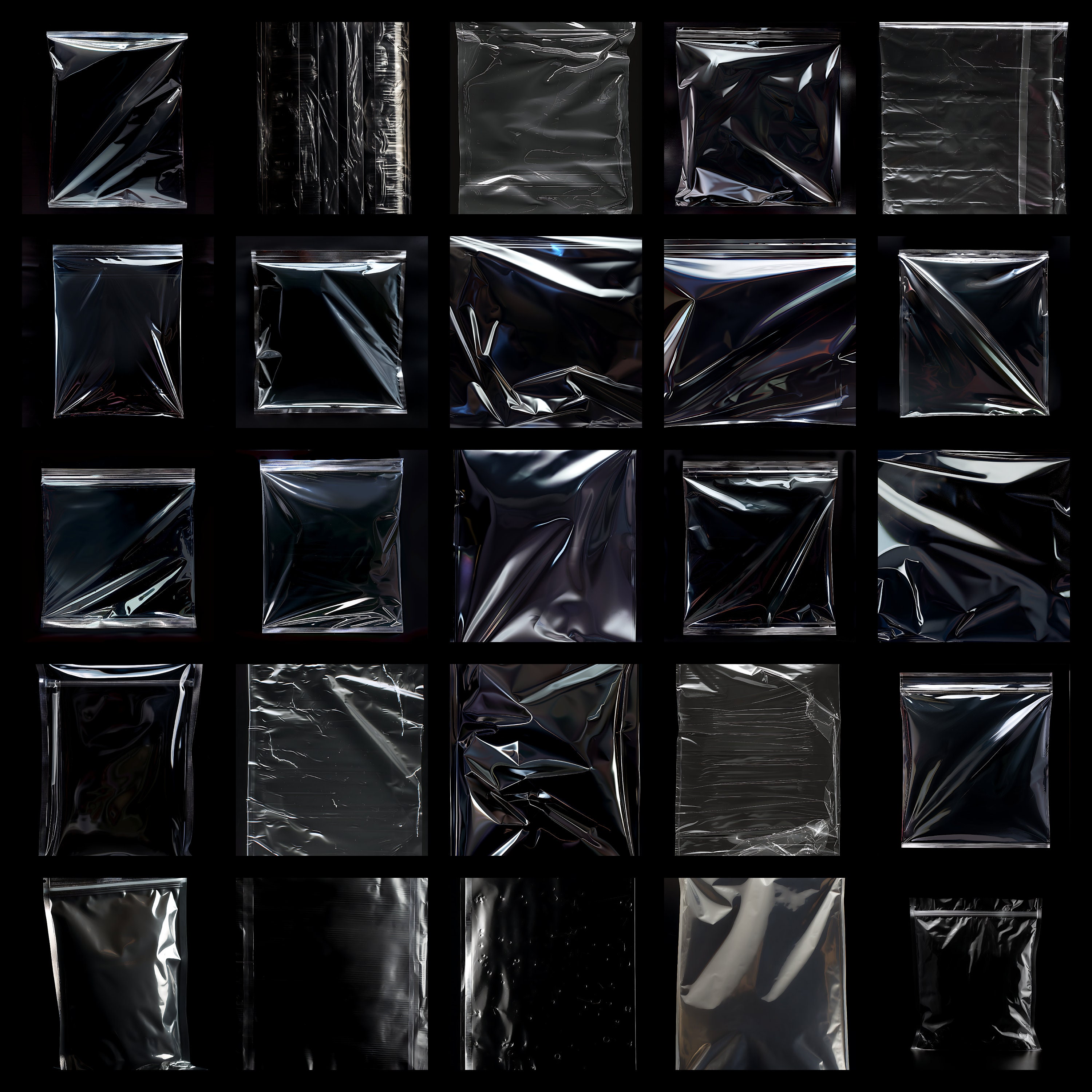 Plastic Bag Textures | Digital Paper for Backgrounds, Overlays, Photo ...