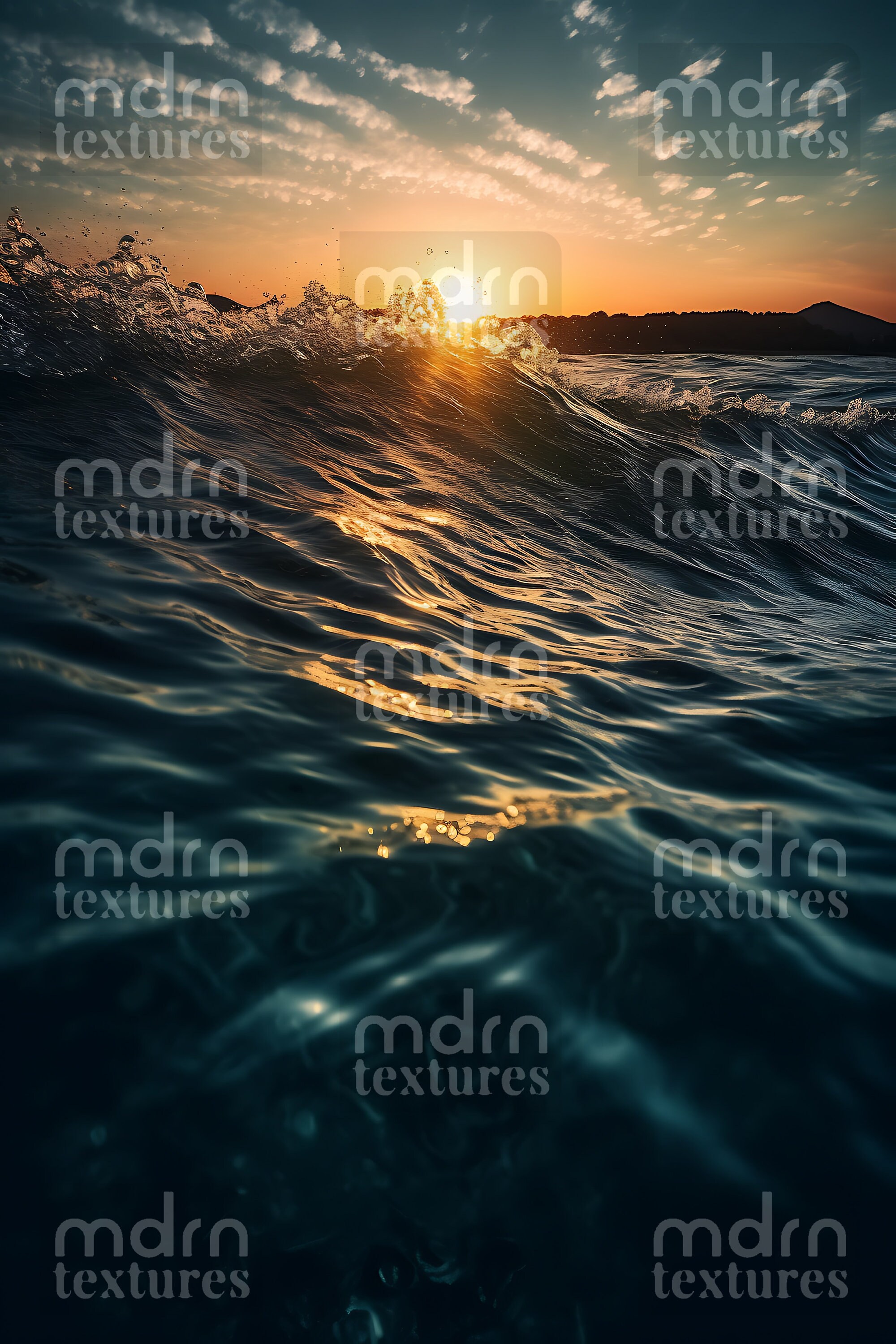 Wave Textures | Digital Paper for Backgrounds, Overlays, Photo Edits ...