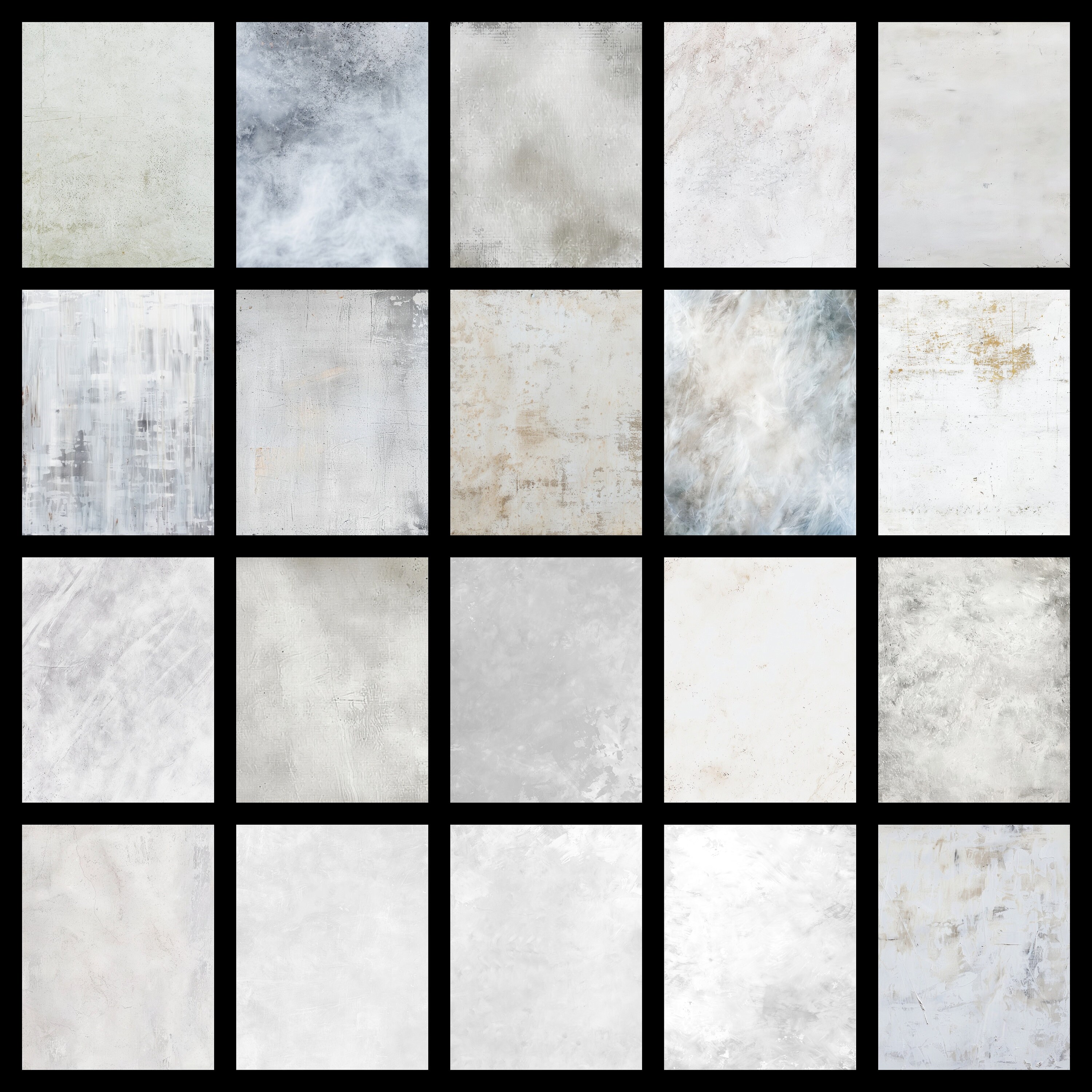 Distressed White Textures | Digital Paper for Backgrounds, Backdrops ...