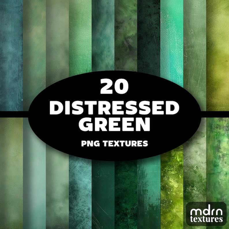 Distressed Green Textures | Digital Paper for Backgrounds, Backdrops ...