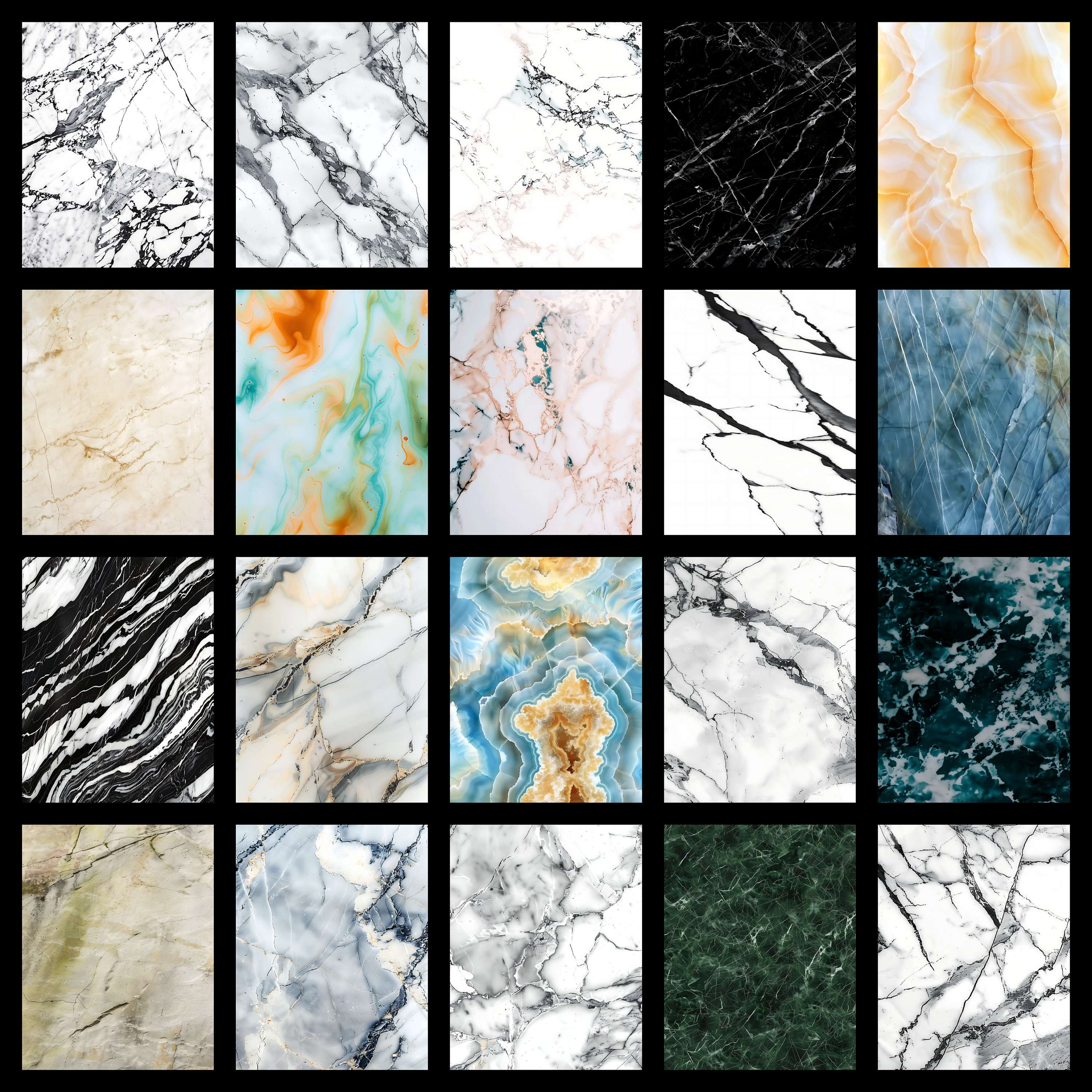 Marble Textures | Digital Paper for Backgrounds, Overlays, Photo ...